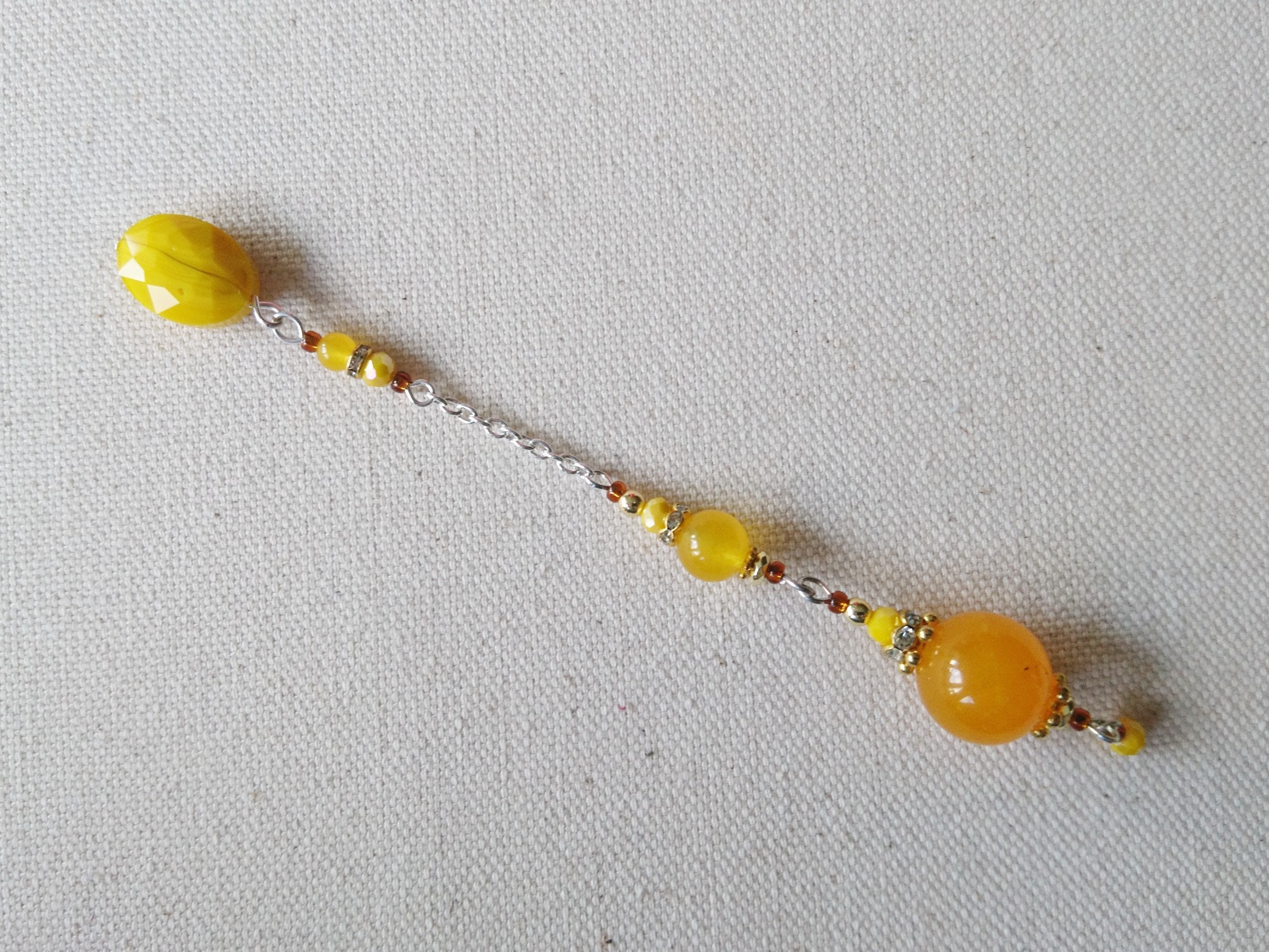 Yellow Agate Pendulum for Dowsing and Energy Clearing - Etsy