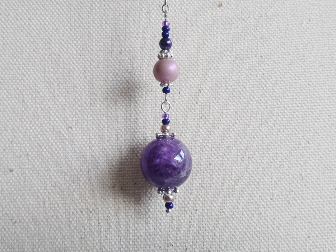 Amethyst Pendulum for Dowsing and Energy Clearing - Etsy