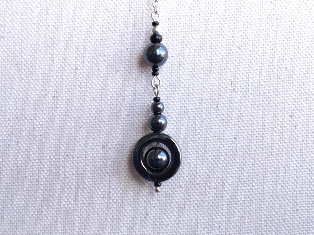 Hematite Bead Pendulum for Dowsing and Energy Clearing - Etsy