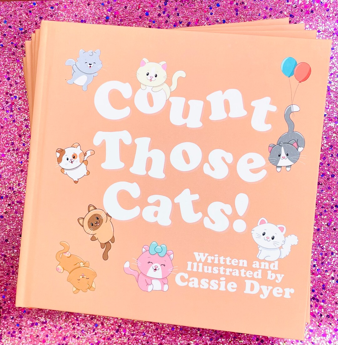 Count Those Cats— Hardcover Counting Book - Etsy