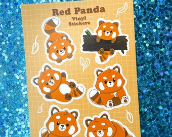 Red Panda Sticker | Etsy