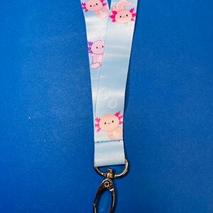 Cute Axolotl Lanyard - Etsy