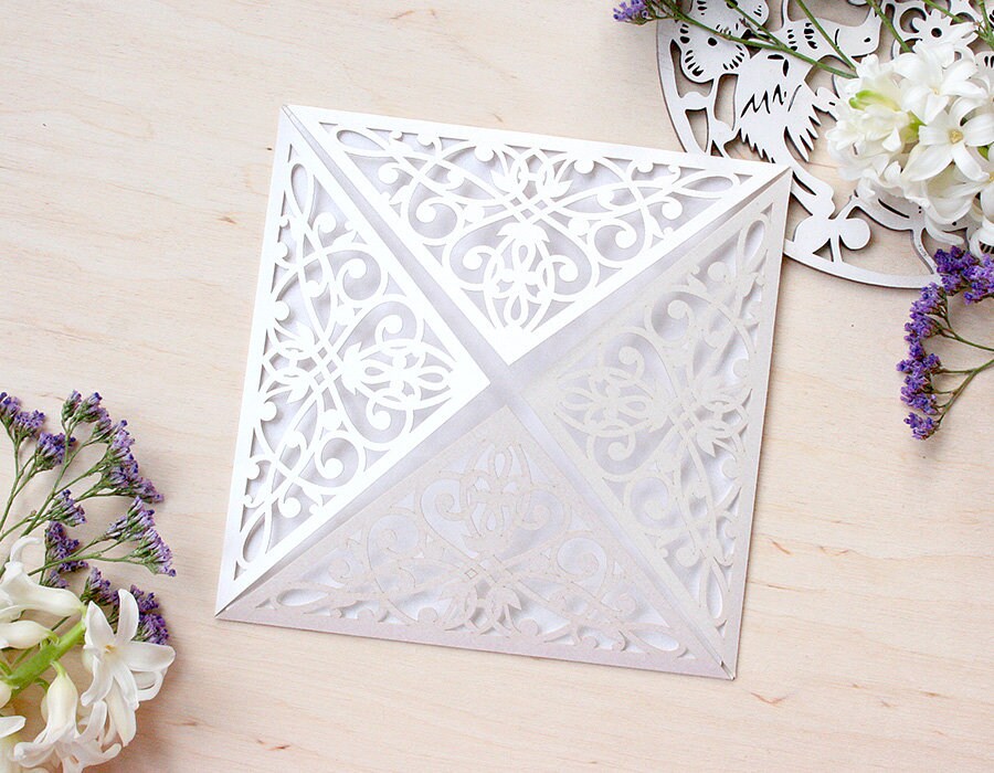 Laser Cut Wedding Invitation DIY Goldeninvitations Laser - Etsy