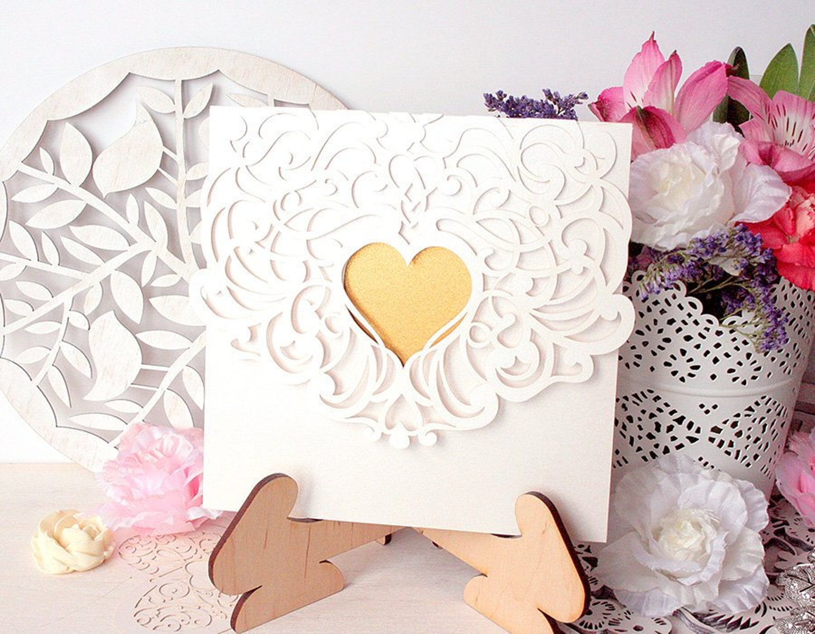 Laser Cut Envelope Envelopes for Invitations Laser Cut | Etsy