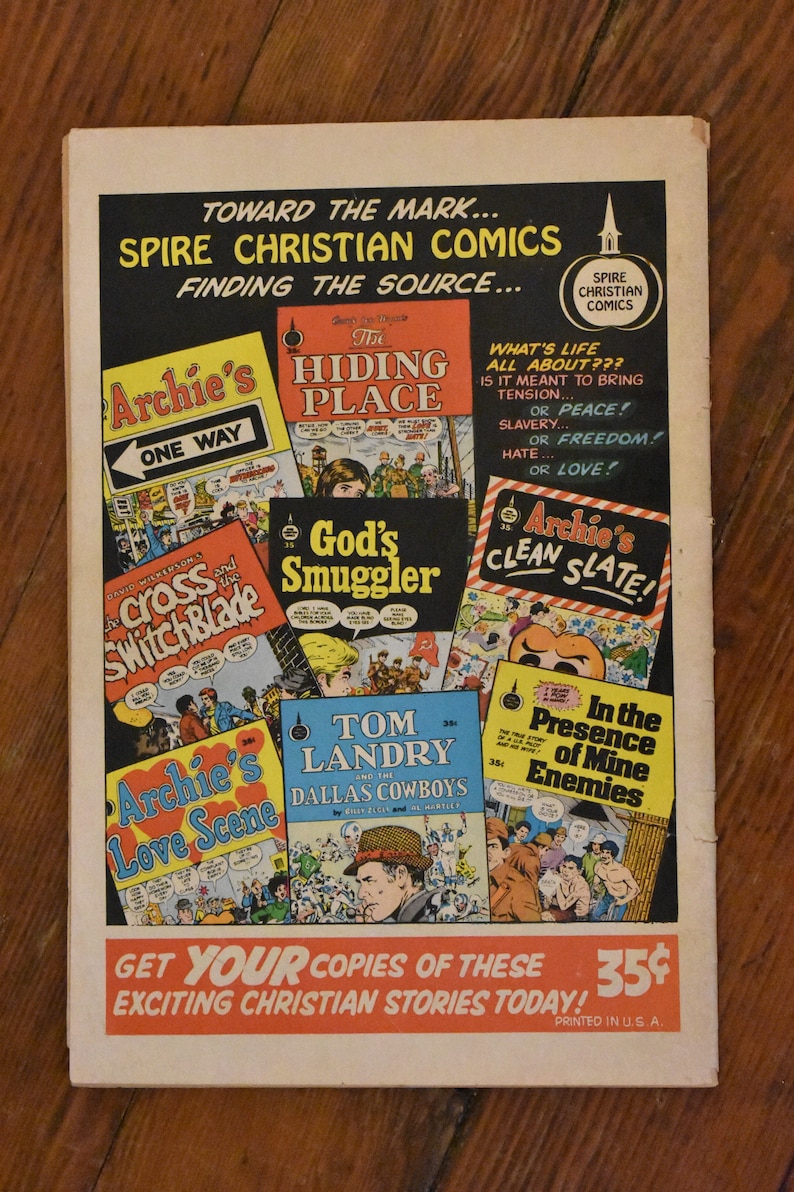 Vintage 1973 Archie Comic// Archie's Clean Slate - Etsy