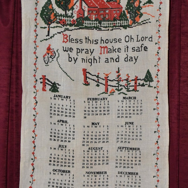 1972 Calendar - Etsy