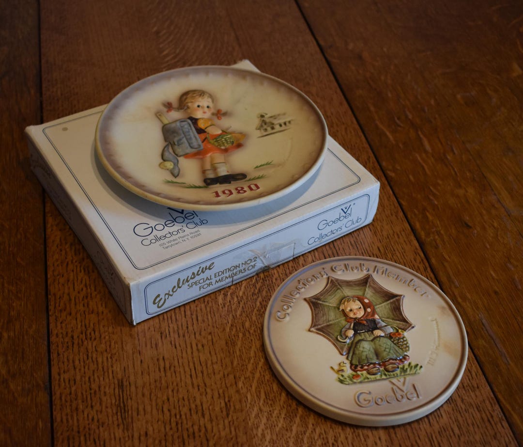 Vintage 1970's Goebel Collectors Club Hummel Wall Plates - Etsy