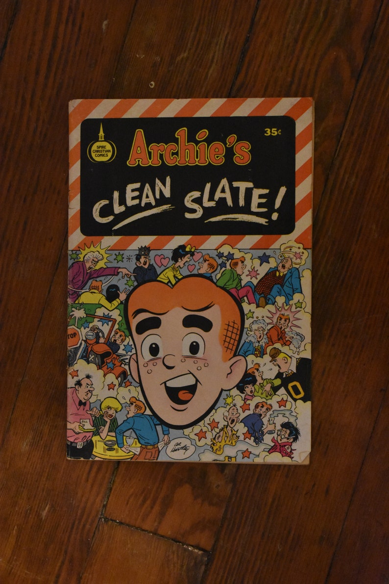 Vintage 1973 Archie Comic// Archie's Clean Slate - Etsy