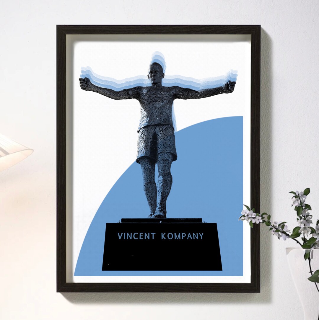 MCFC Vincent KOMPANY Print - Etsy