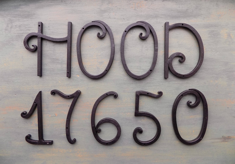 Letters / Numbers / Metal Numbers and Letters / House Number ...