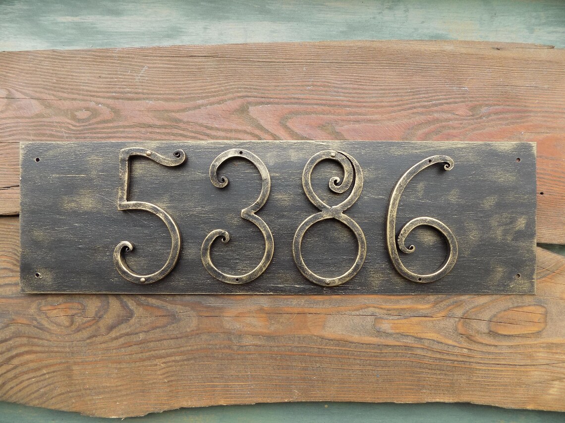 House Number / house address / Designer House Number / Address | Etsy