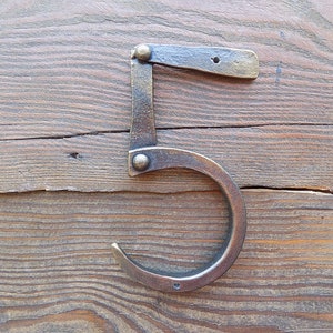 Designer's House Number/iron House Numbers 5 Inches/door Numbers 5 ...