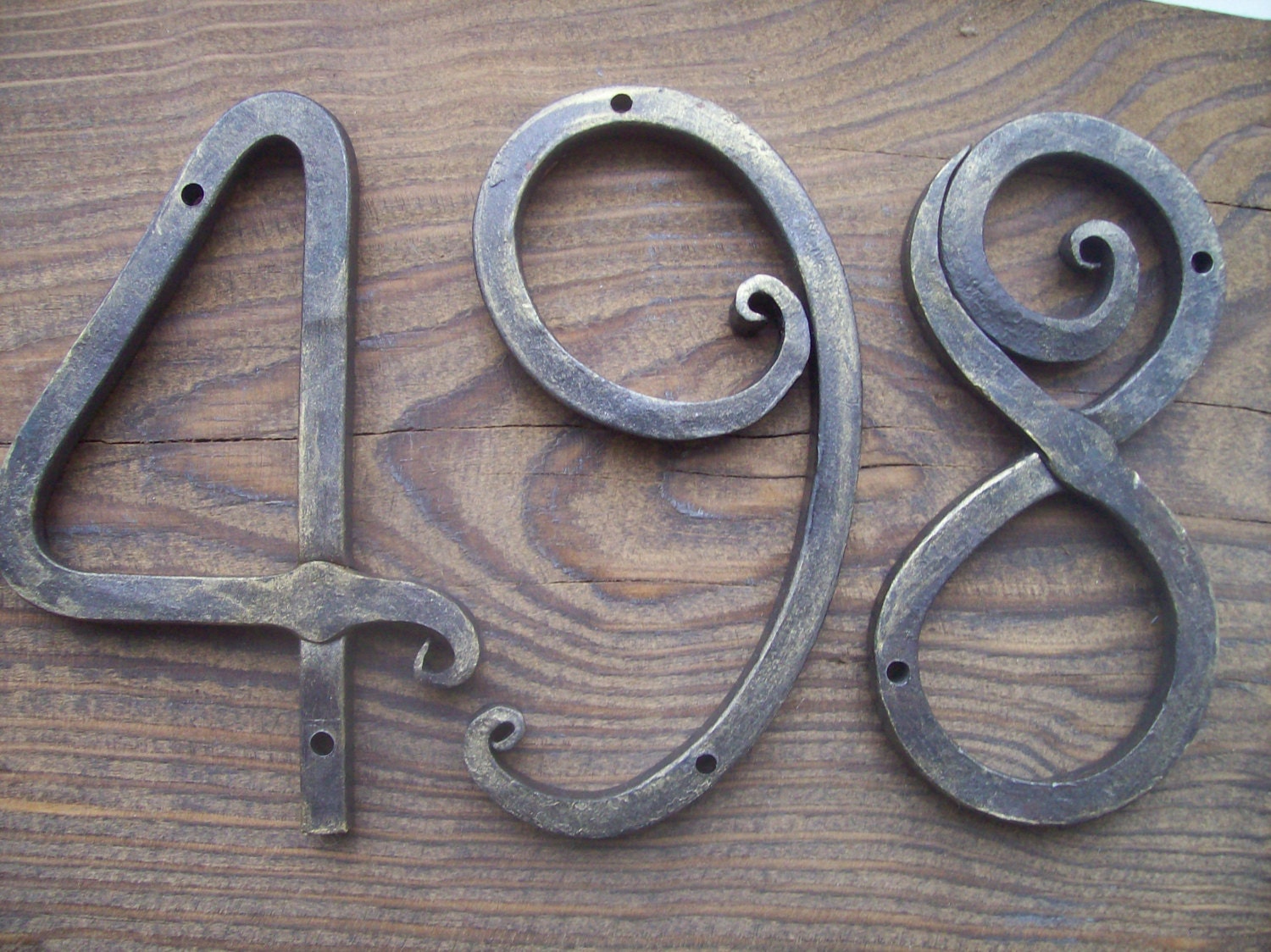 5''wrought House Number /iron House Numbers / Door Numbers / Metal ...