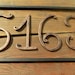 House Number / House Number in a Frame / Address Numbers / - Etsy