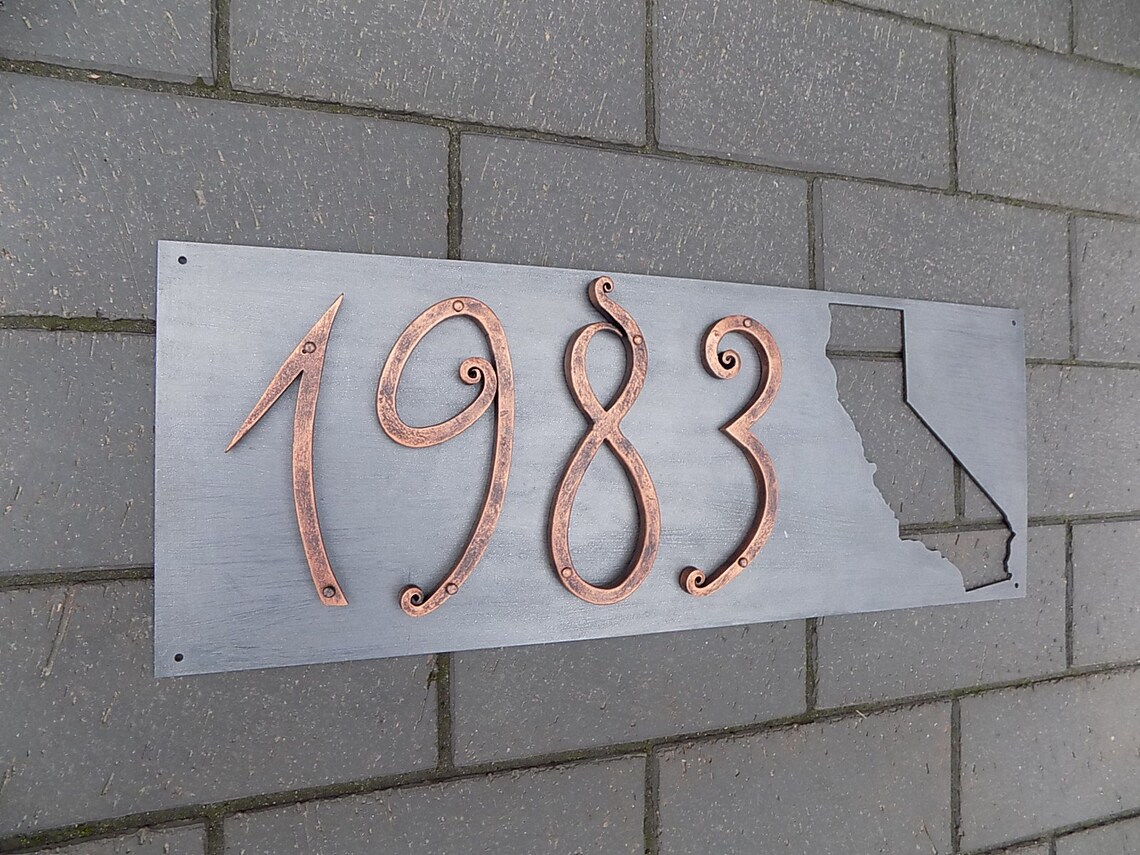 House Number / California Address Numbers / House Number / | Etsy