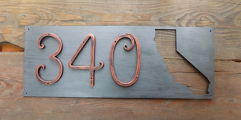 California House Number / House Number / Home Number / Address Numbers ...