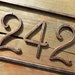 House Number / Address Numbers / House Number in a Frame / - Etsy