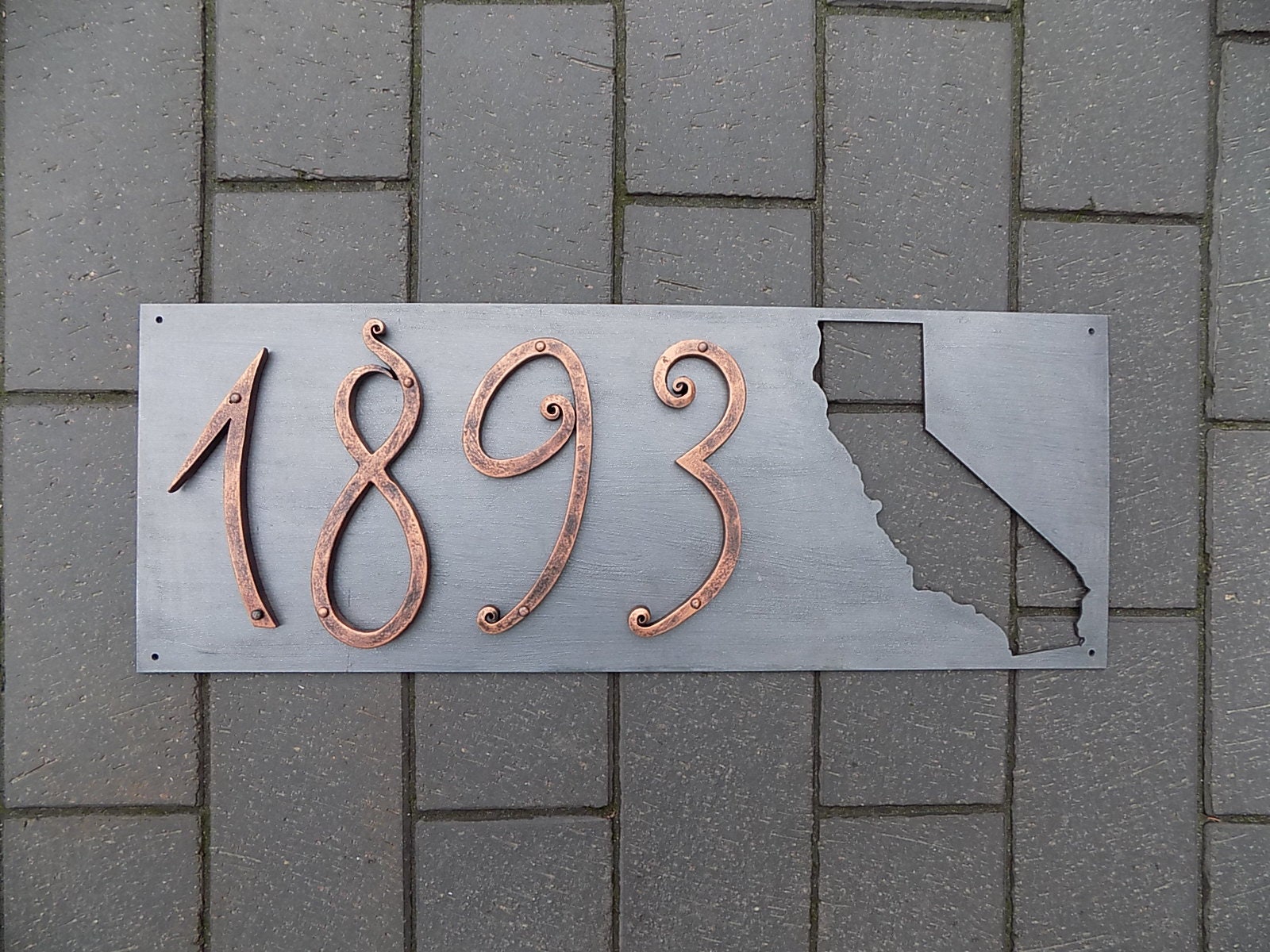 House Number / California address numbers / house number / | Etsy