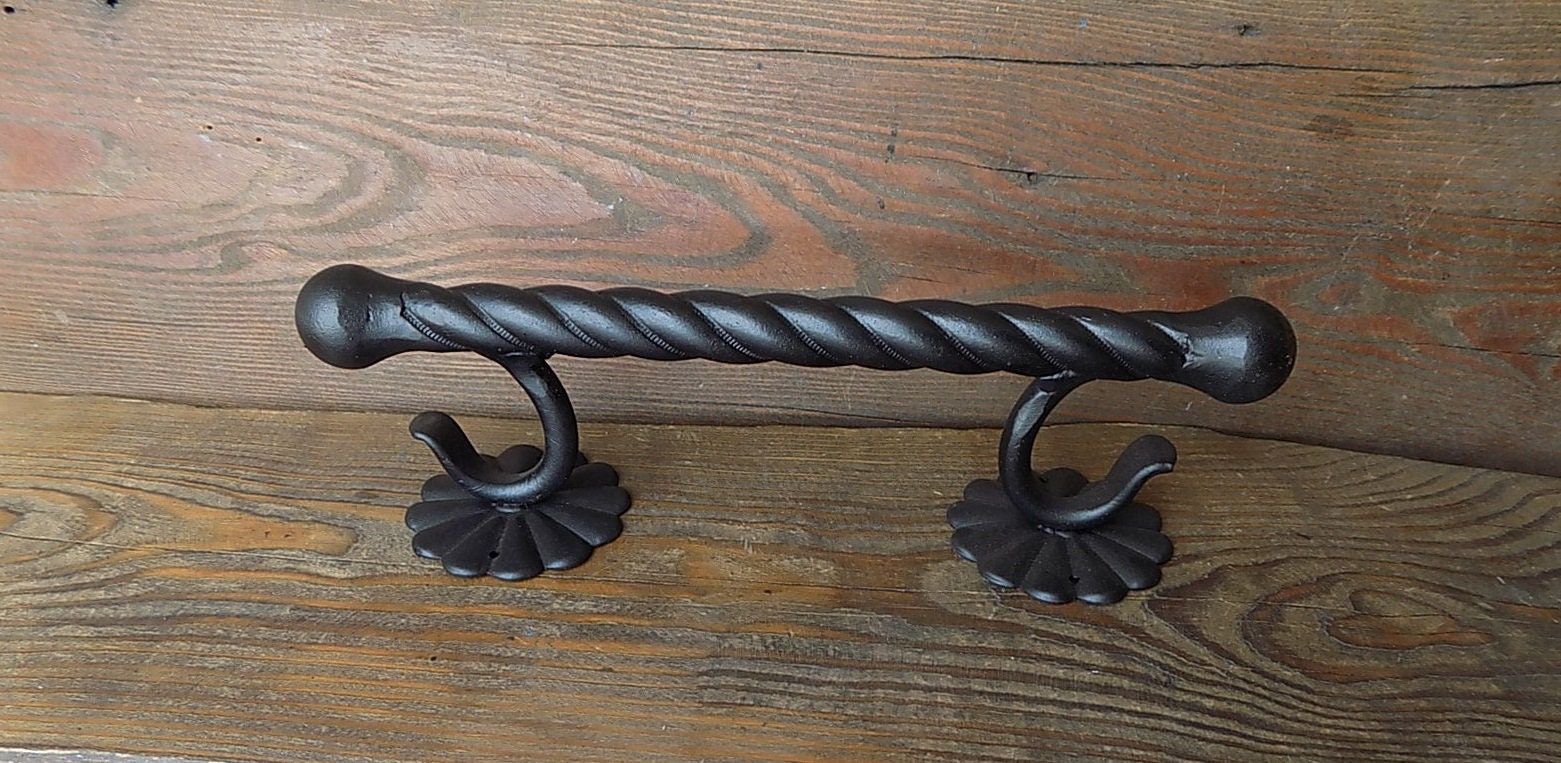 Designer's Iron Handle / Antique Style Handles / Barn Door | Etsy