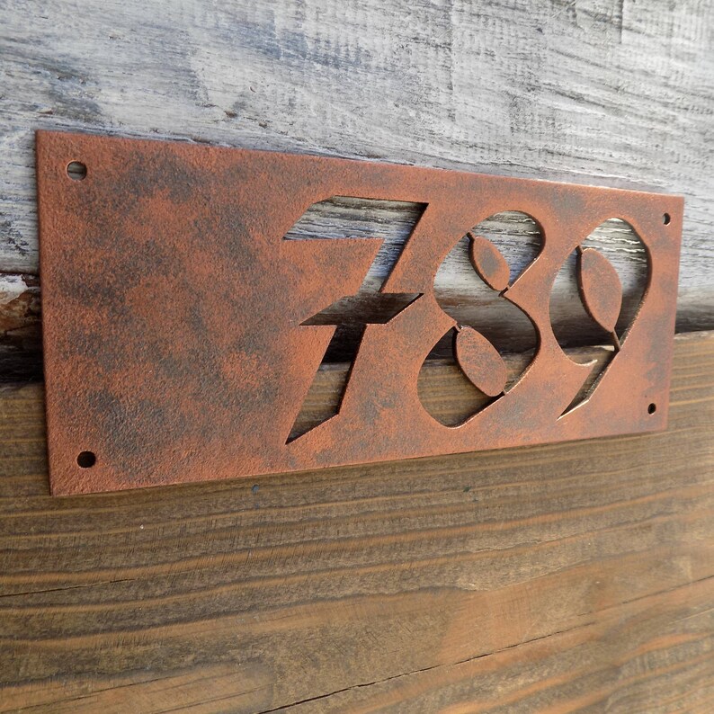 Designer 3D House Number/Modern House Numbers/Contemporary | Etsy