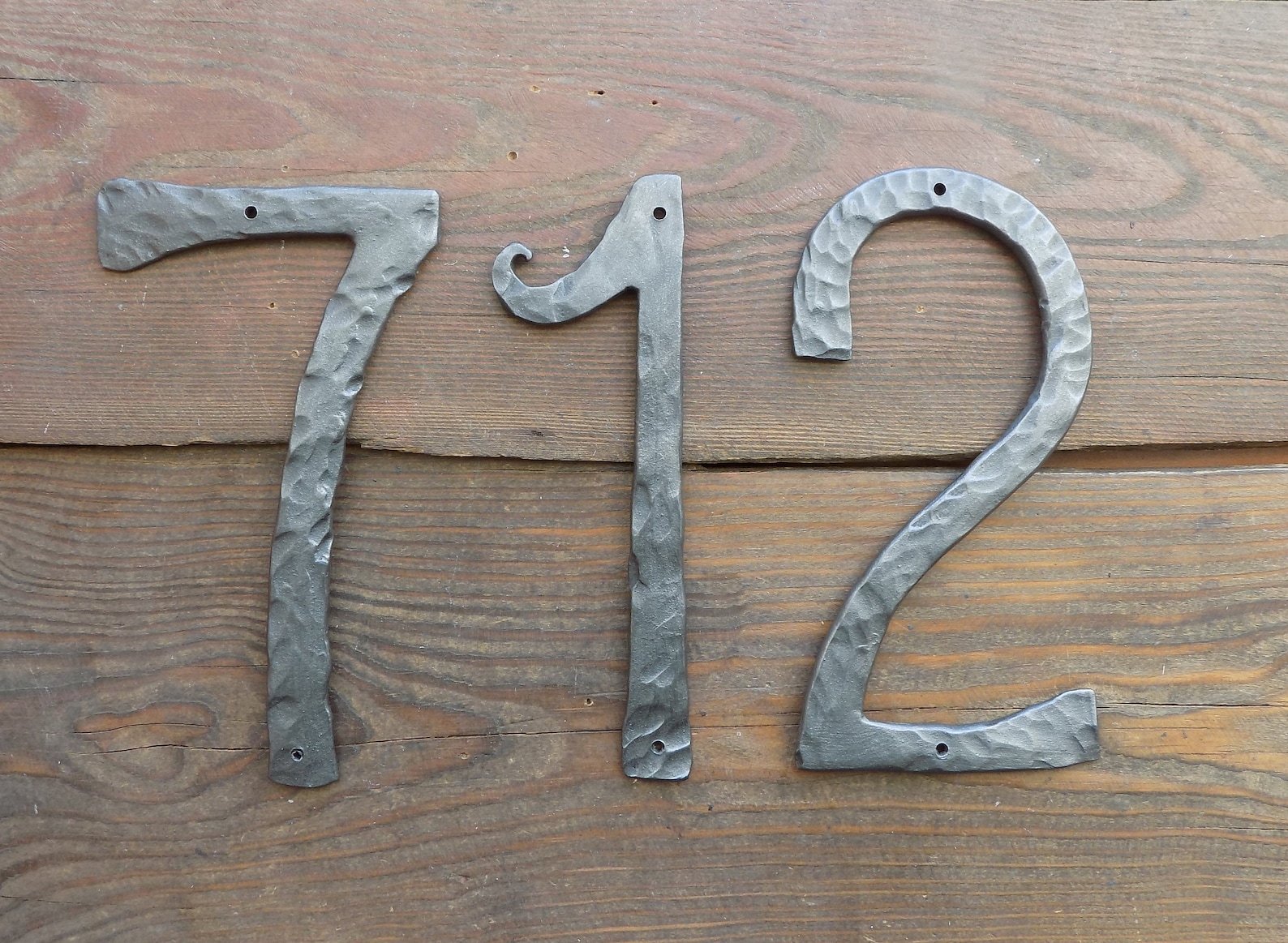 House Number / Iron House Numbers / Numbers / Metal House | Etsy