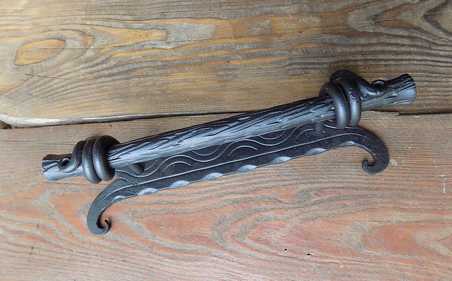 Designer's Iron Handle / Antique Style Handles / Barn Door | Etsy