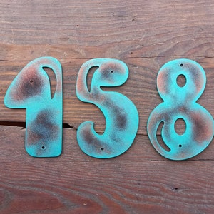 House Number / Iron House Numbers 5 Inch./ House Address / Metal House ...