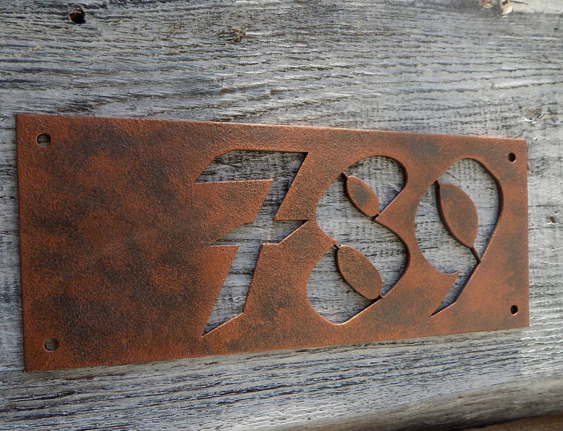 Designer 3D House Number/Modern House Numbers/Contemporary | Etsy