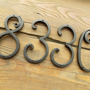 House Number /iron House Numbers 5 Inches/ Door Numbers / Metal House ...