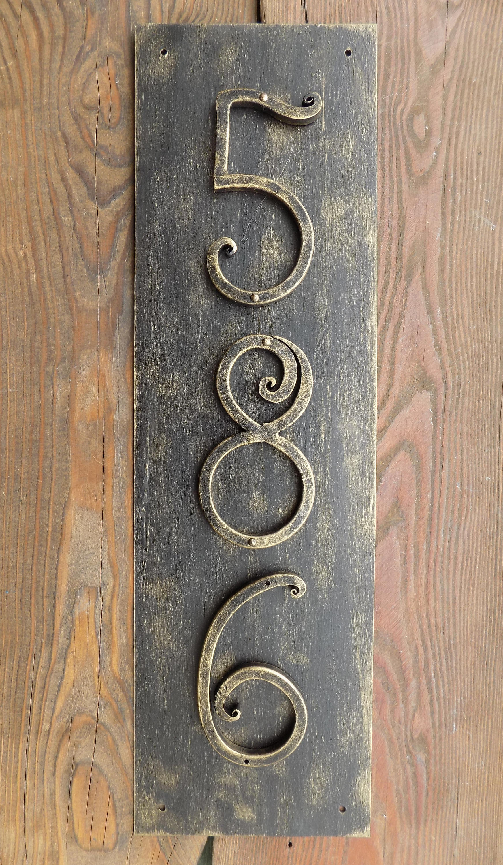 Vertical House Number / House Address / House Number / Address - Etsy