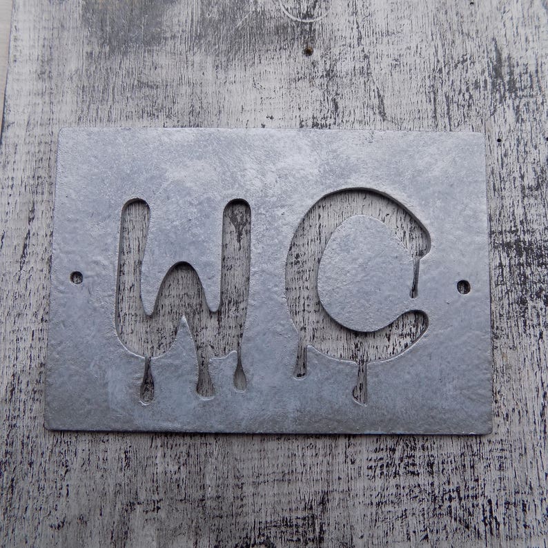 Art Designer Decor WC Sign Small Male / Female WC Sign | Etsy