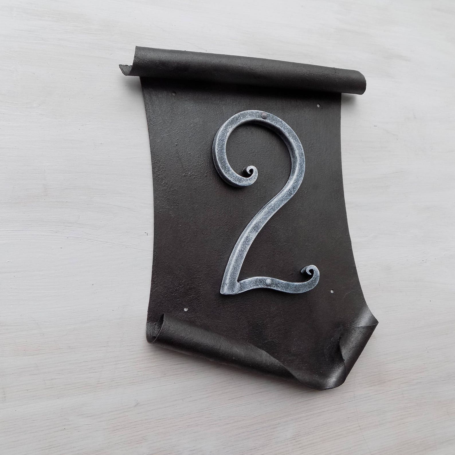 Designer House Number / Metal Scroll / House Number / Address - Etsy