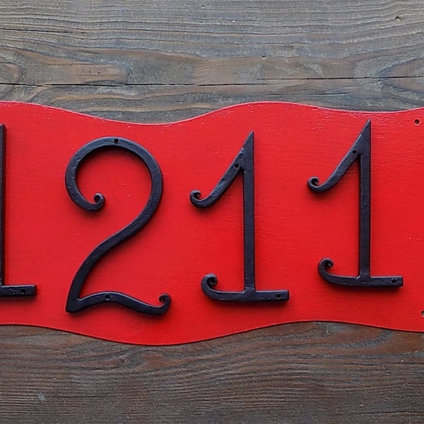 Red Numbers - Etsy