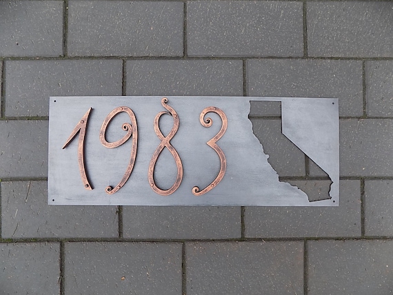 House Number / California Address Numbers / House Number / | Etsy