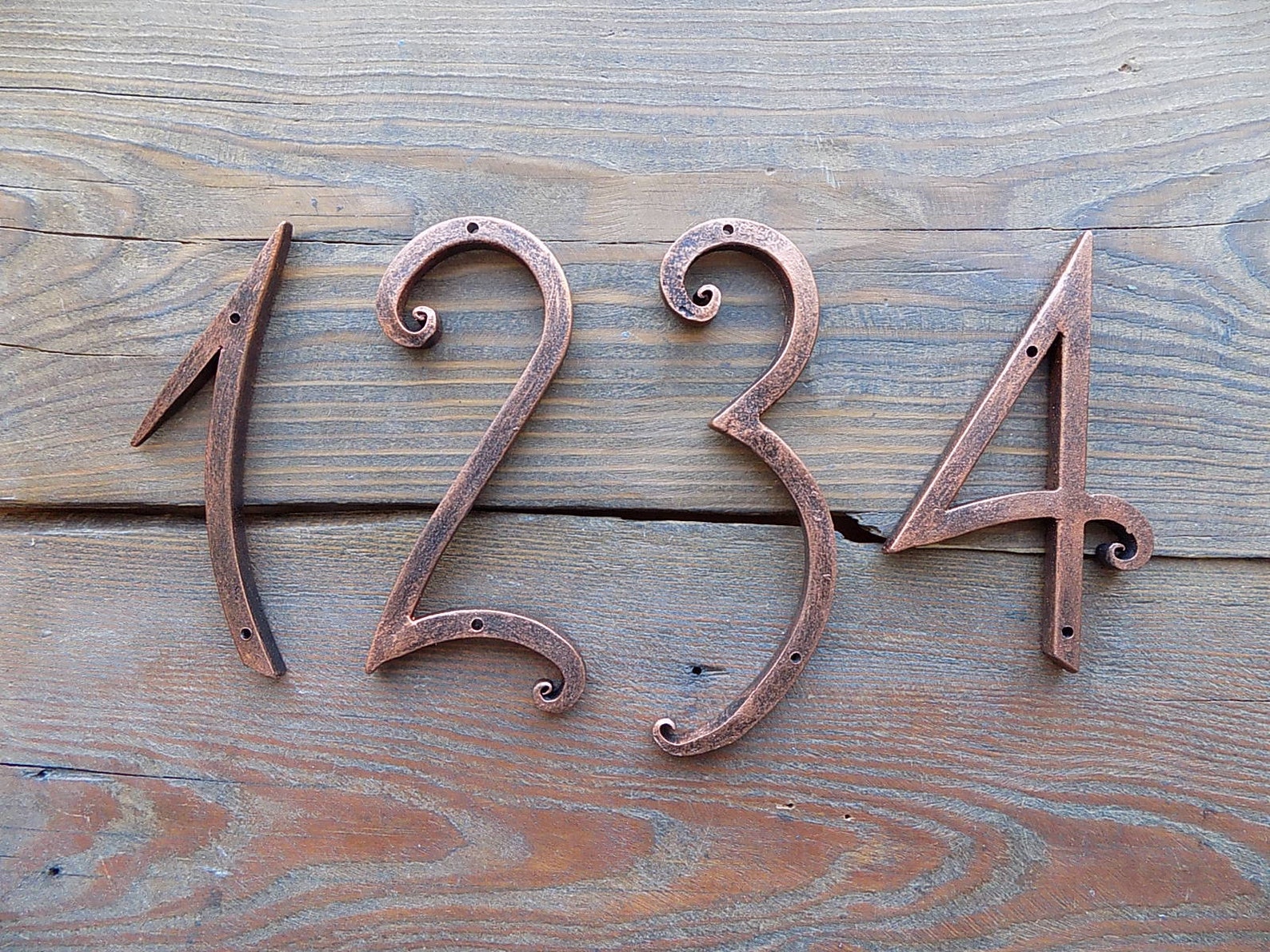 House Number / Iron House Numbers 5 Inch./ Metal House Number - Etsy