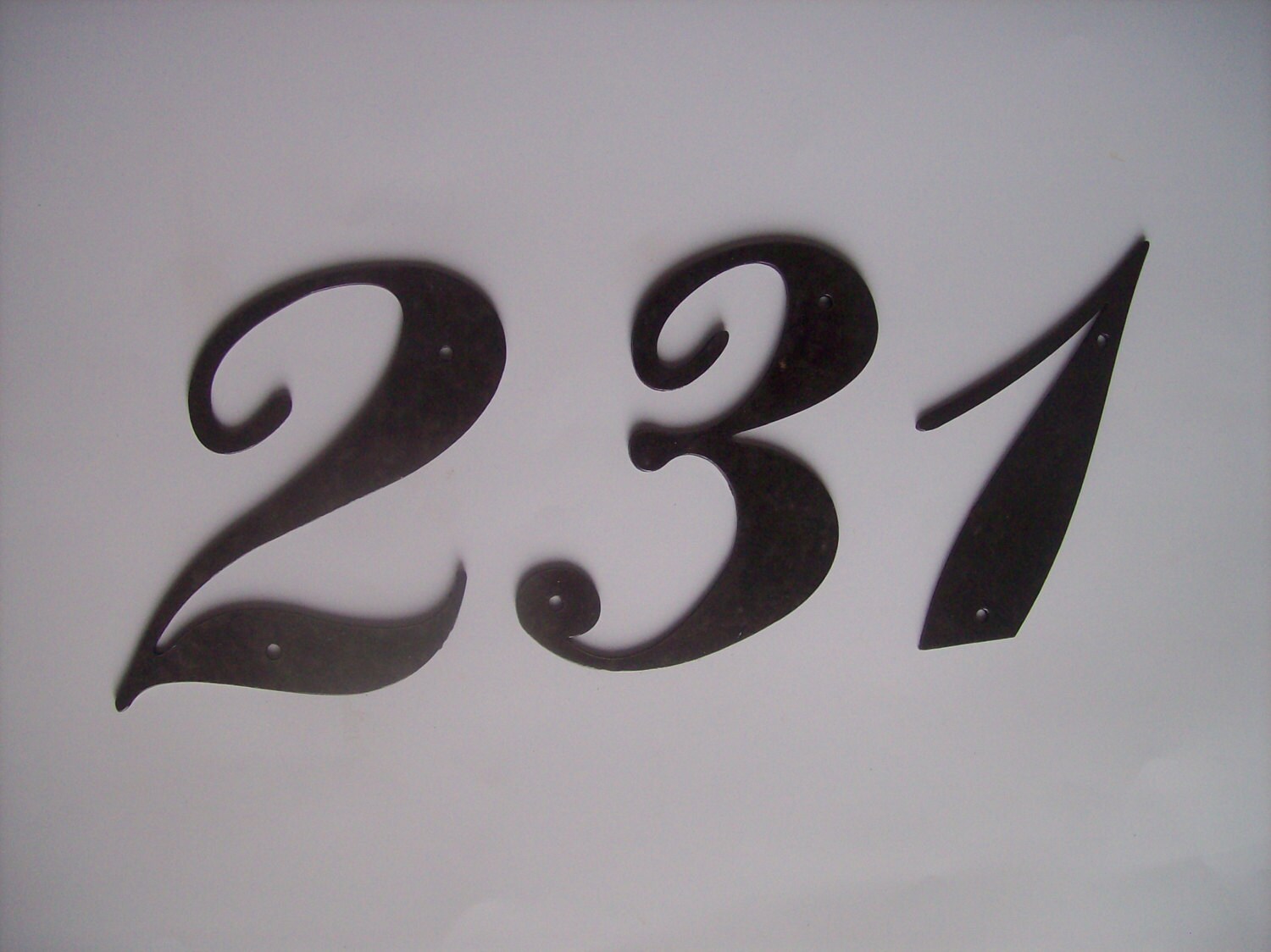 House Number /metal House Numbers 4 Inches/door Numbers /address ...