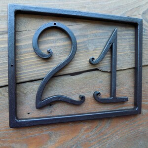 House Number / Home Number /address Numbers / House Number in a Frame ...