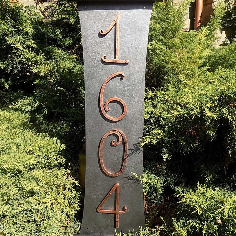 Vertical Address Plaque - Etsy