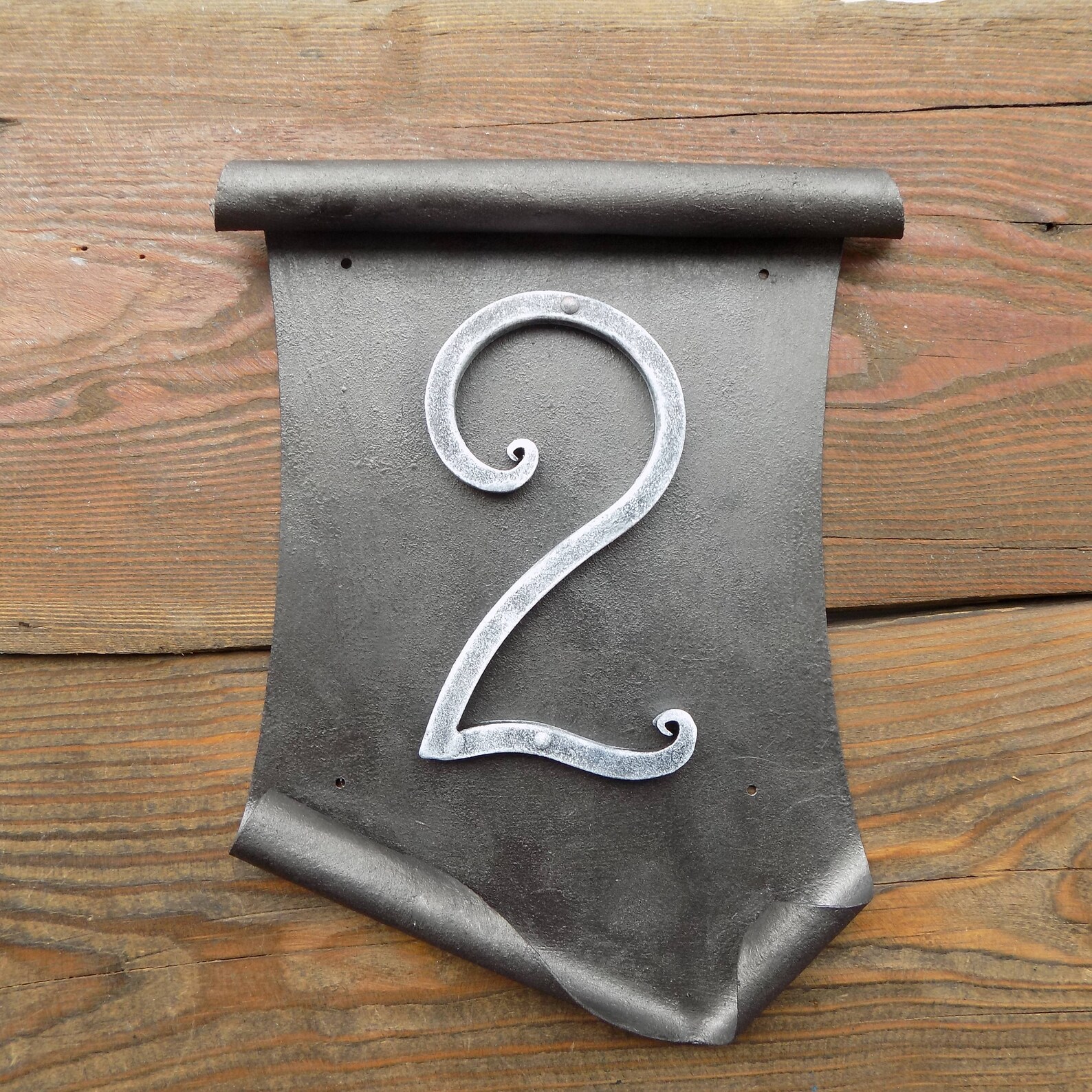 Designer House Number / Metal Scroll / House Number / Address - Etsy