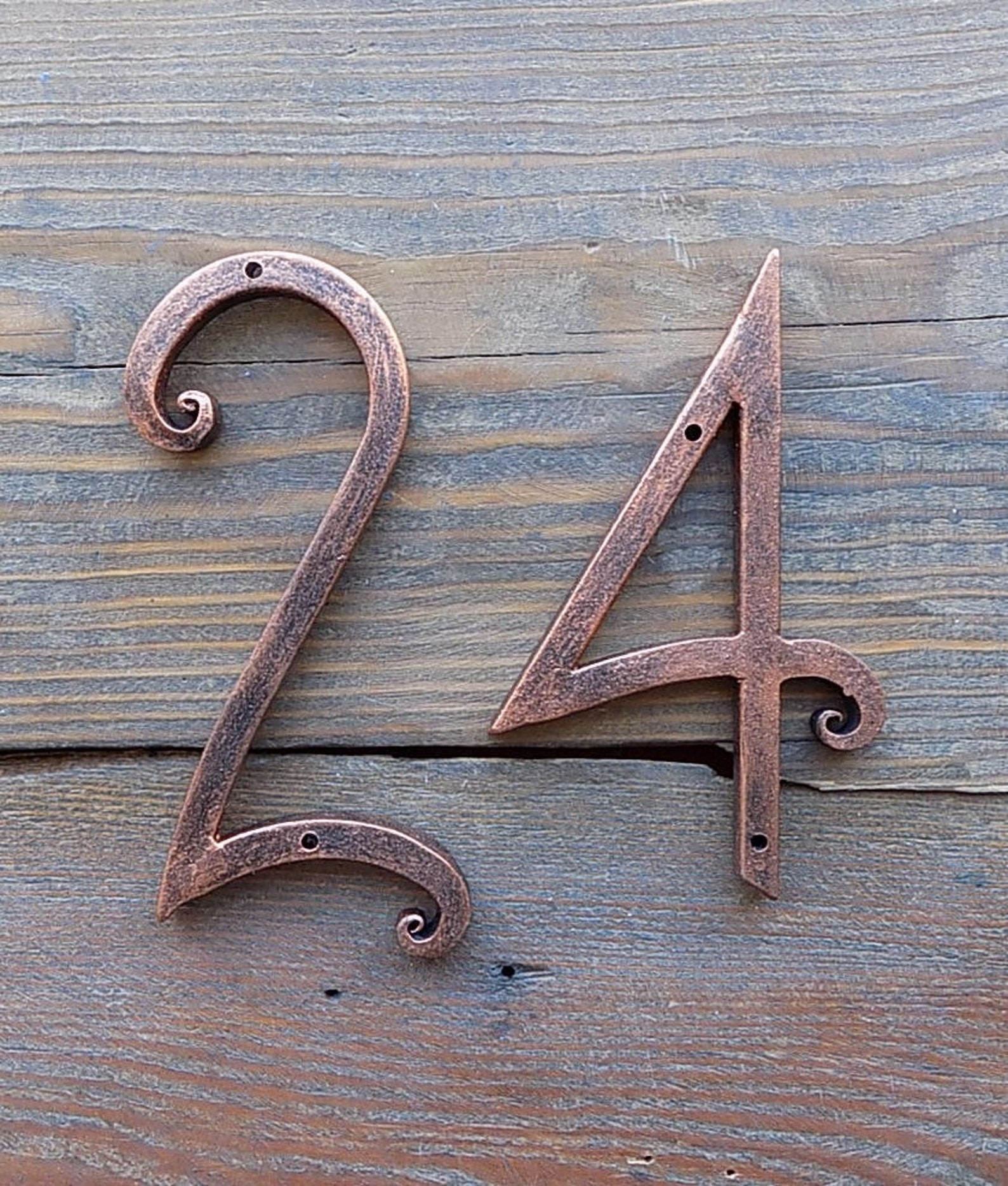 House Number / Iron House Numbers 5 Inch./ Metal House Number - Etsy