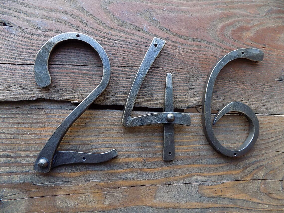 Designer's House Number / Custom Number / Metal House - Etsy
