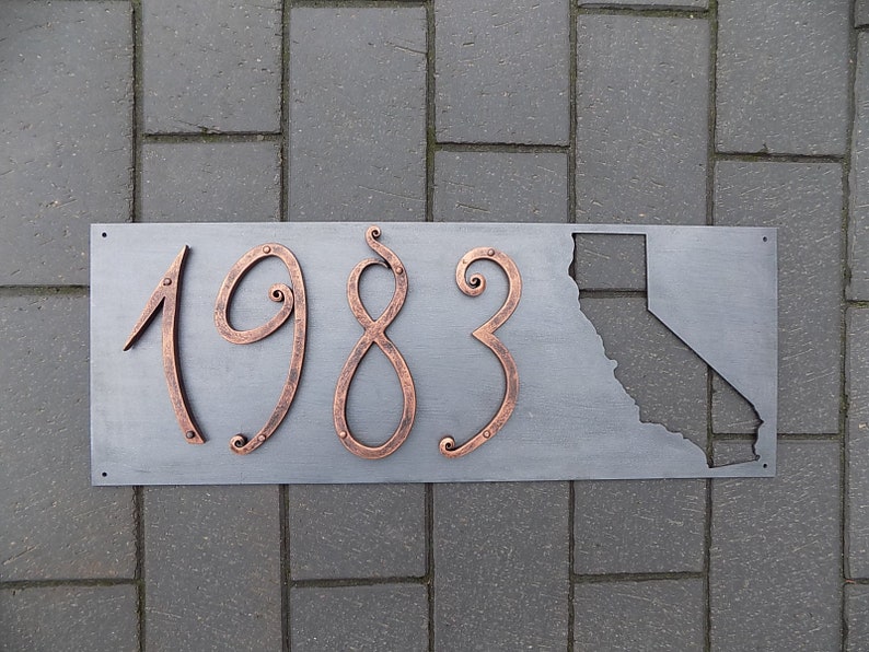 House Number / California Address Numbers / House Number / | Etsy