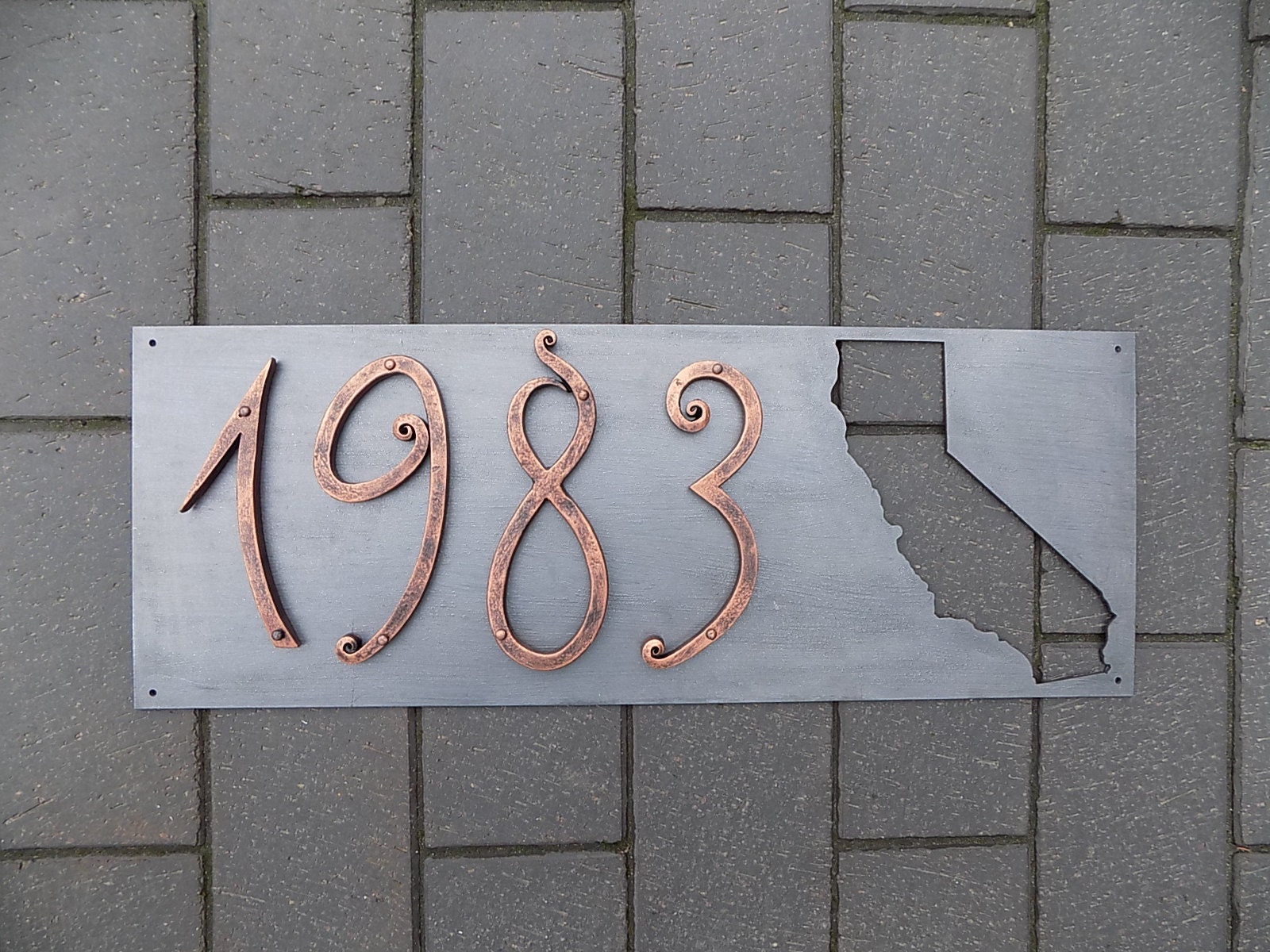 House Number / California address numbers / house number / | Etsy