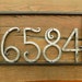 House Number / Address Numbers / House Number in a Frame / Iron House ...