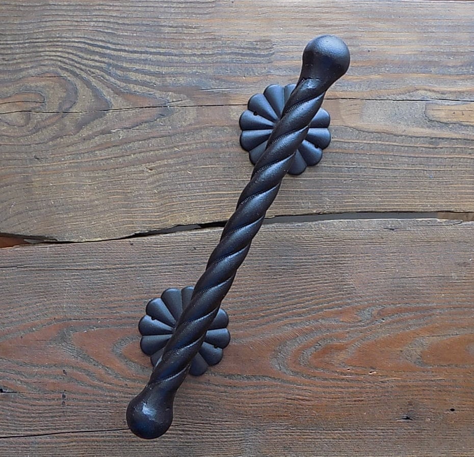 Designer's Iron Handle / Antique Style Handles / Barn Door | Etsy