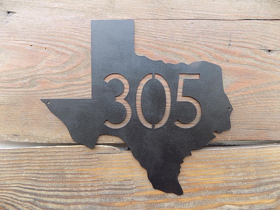 Texas House Number / Home Number / House Number / Address | Etsy