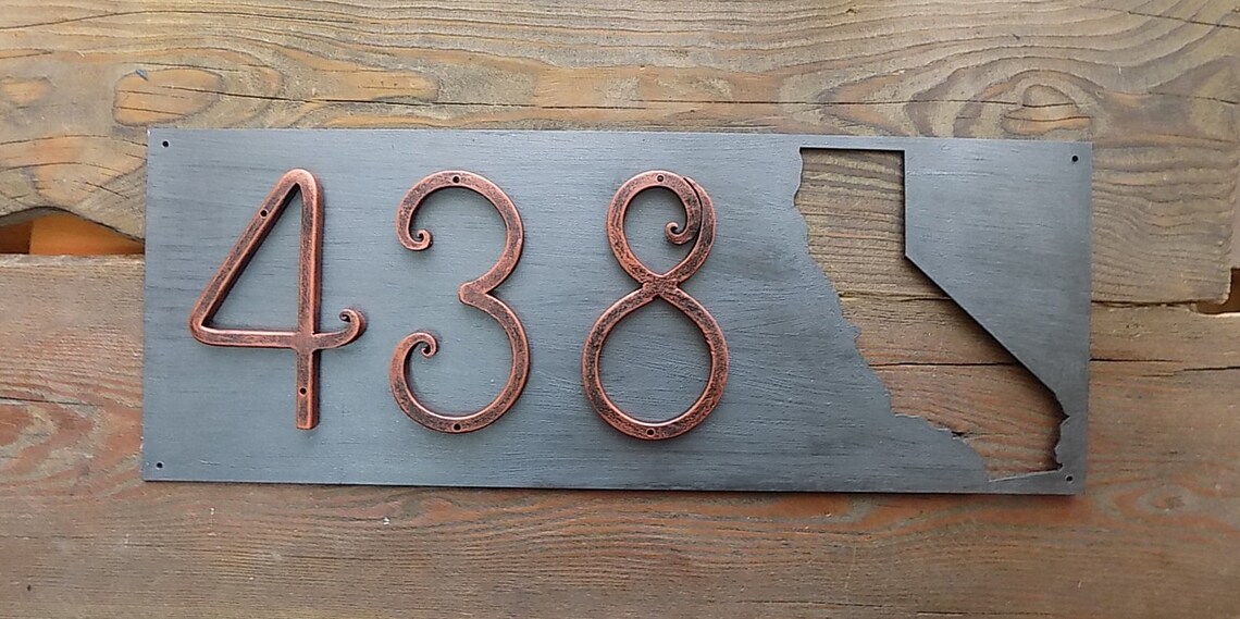 California House Number / House Number / Home Number / Address Numbers ...