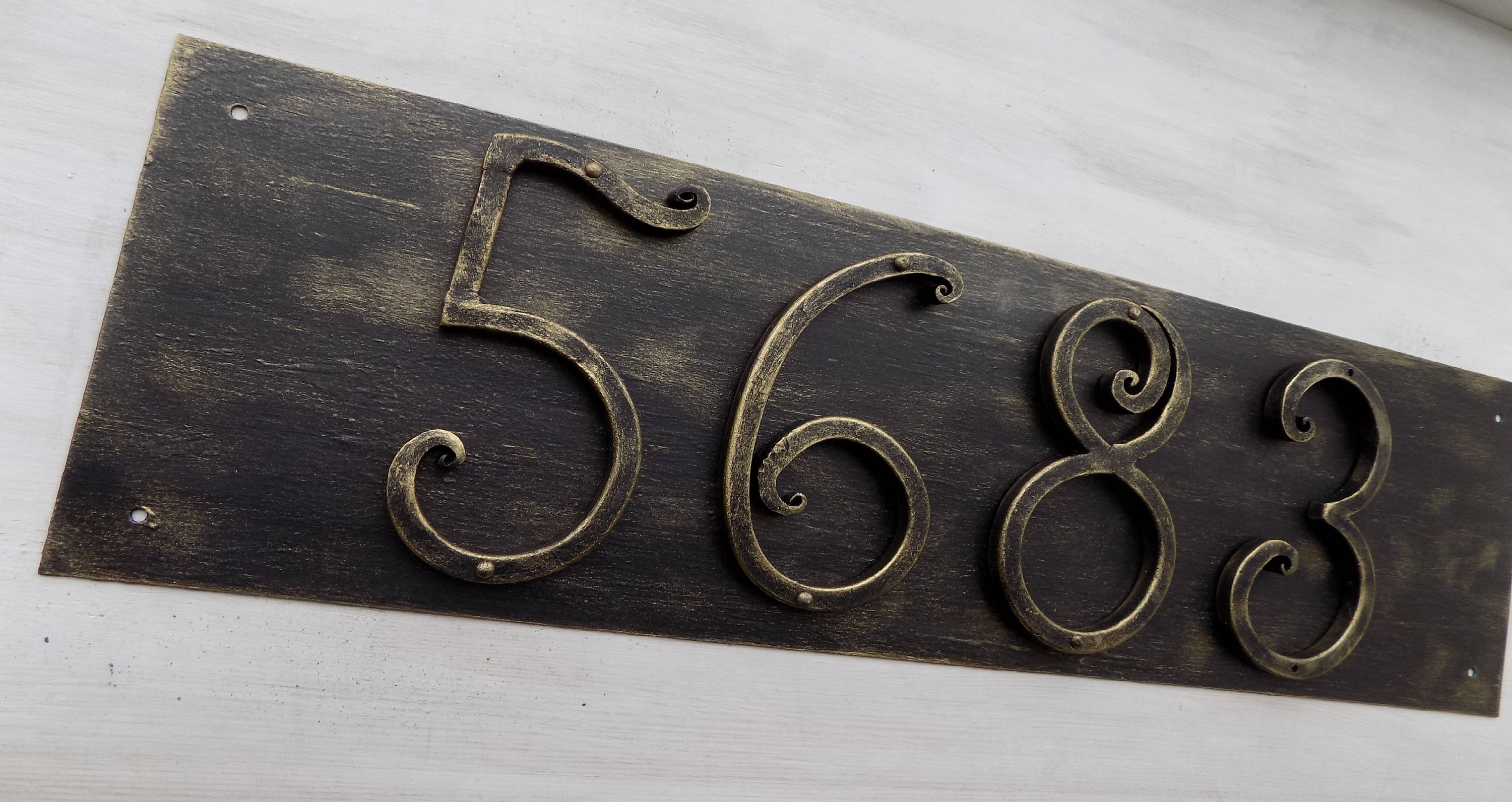 House Number / house address / Designer House Number / Address | Etsy