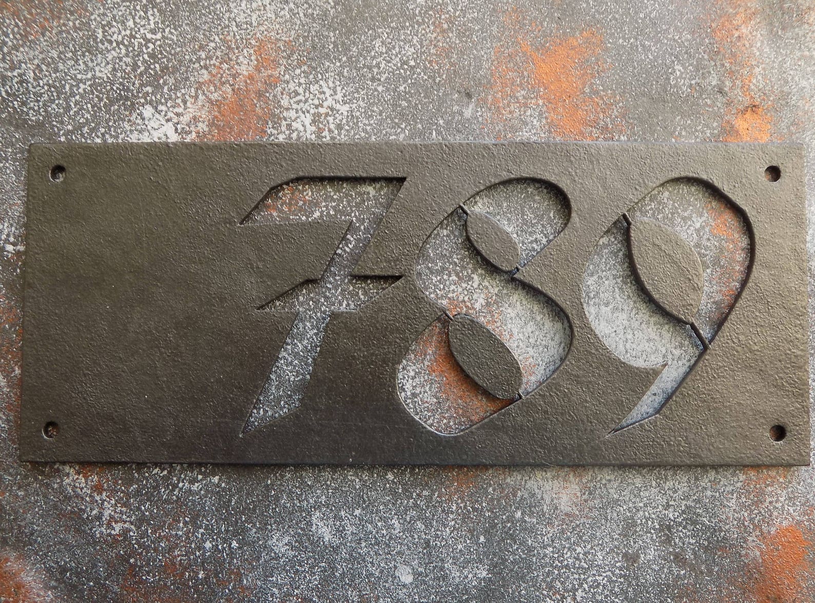 Designer 3D House Number/Modern House Numbers/Contemporary | Etsy