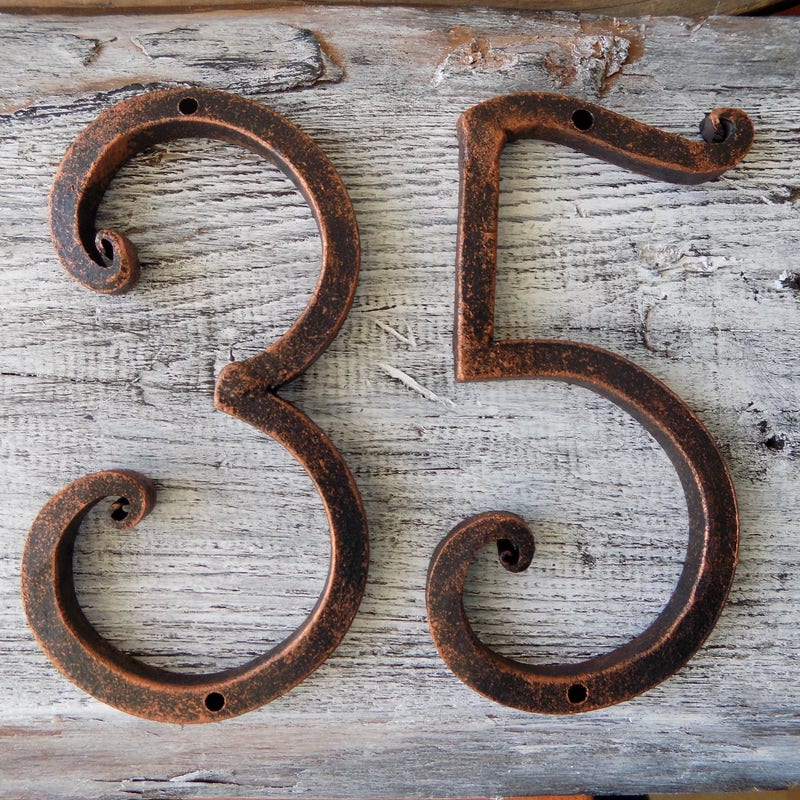 Metal House Numbers - Etsy Australia
